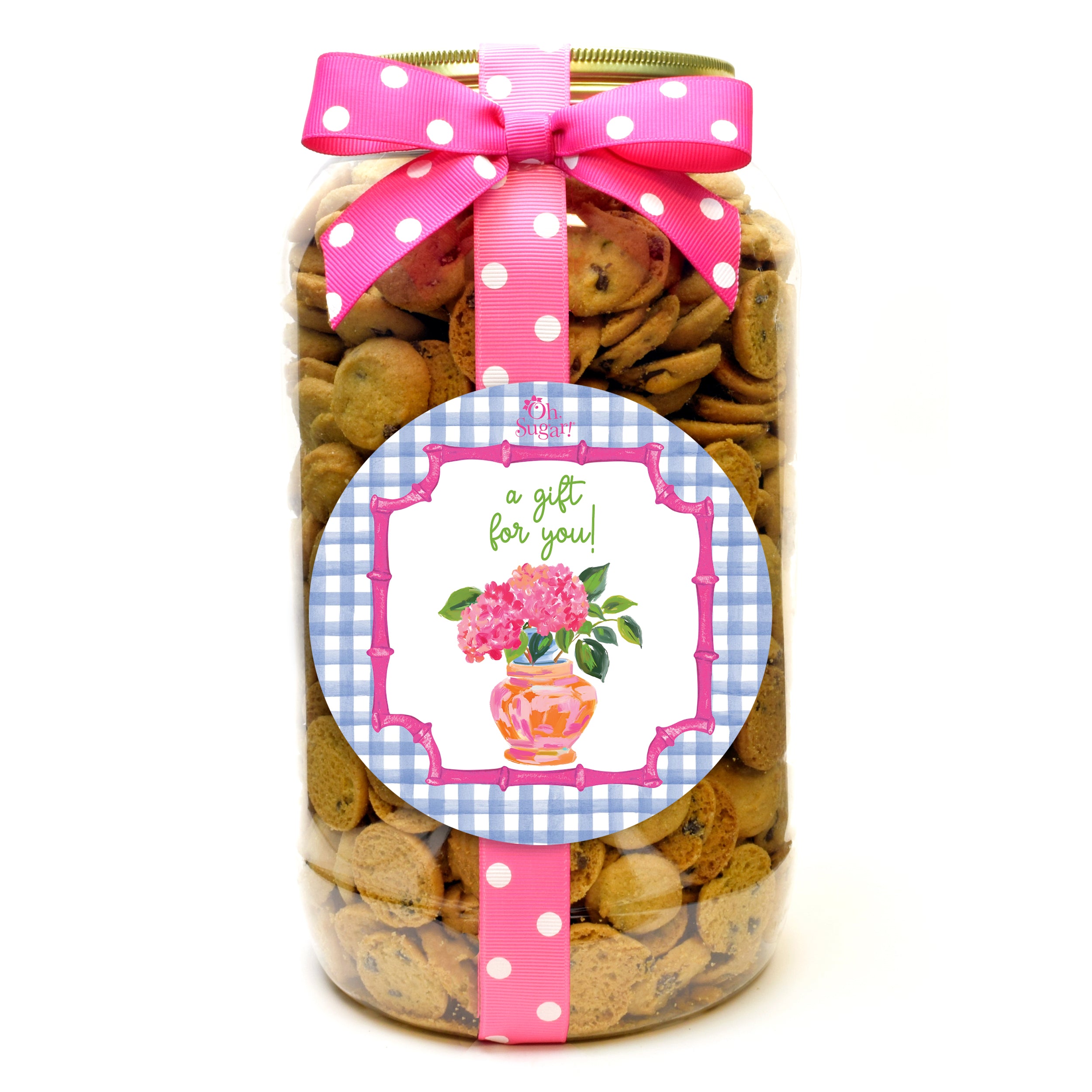 A Gift For You, Gingham Background - GBG – Oh Sugar! Sweets