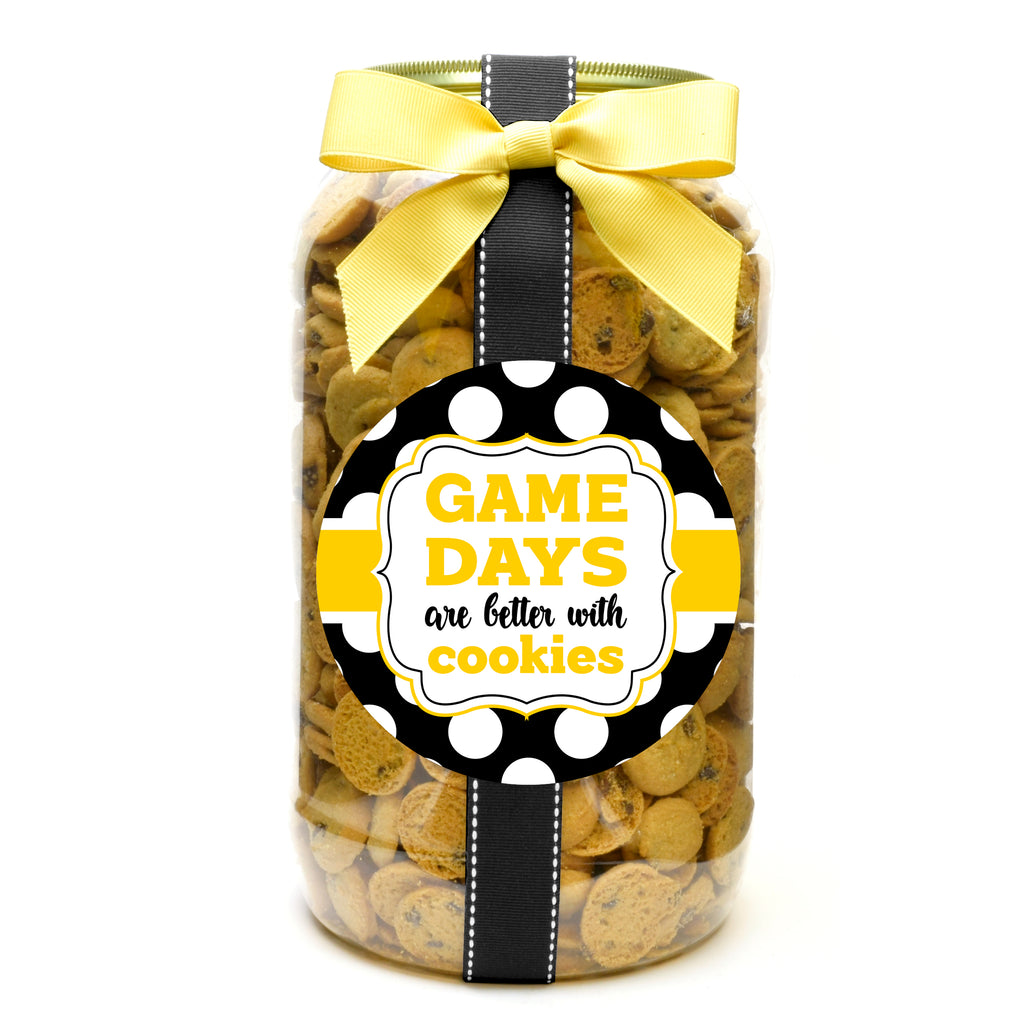 Game Day Cookies, Black & Gold - GDMO – Oh Sugar! Sweets