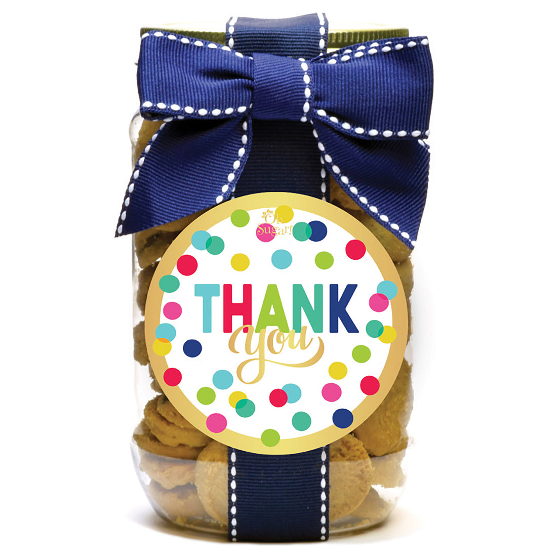 Thank You, Gold Border - SDTY – Oh Sugar! Sweets